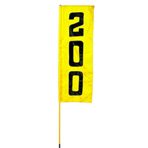 Vertical Numbered Range Flags | Standard Golf