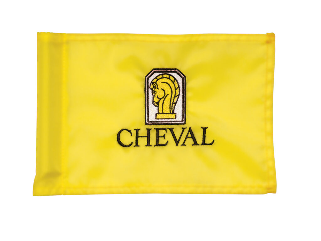 Custom Embroidered Plain Practice Green Flags | Standard Golf