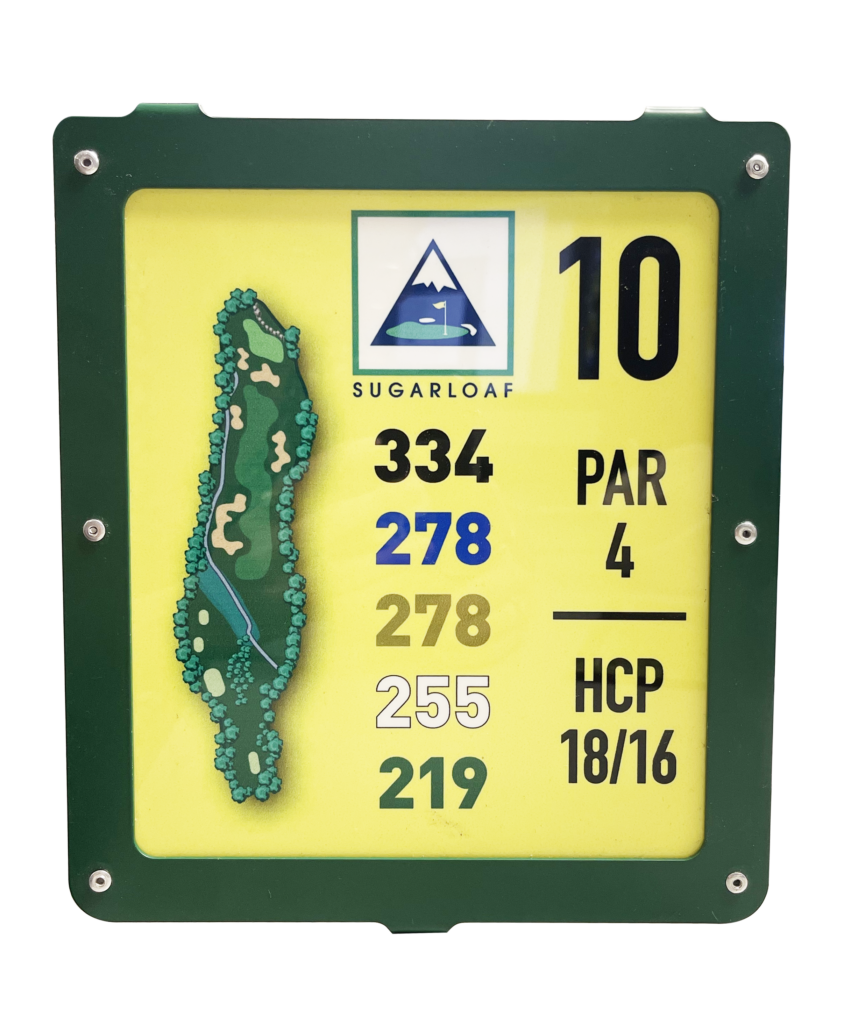 Custom Laser Cut Tee & Distance Marker | Standard Golf