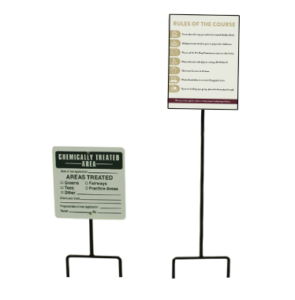 Temporary Sign Posts | Standard Golf