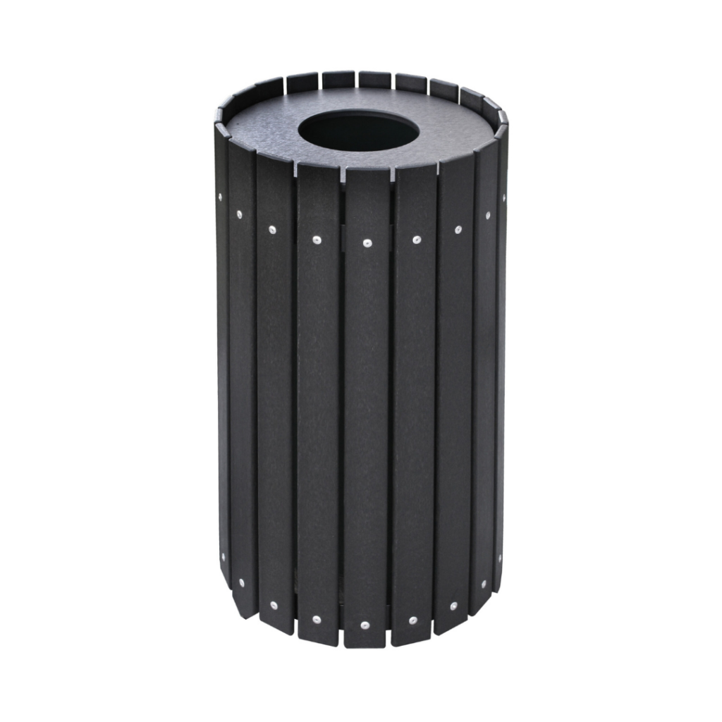 Recycled Round Trash Containers | Standard Golf